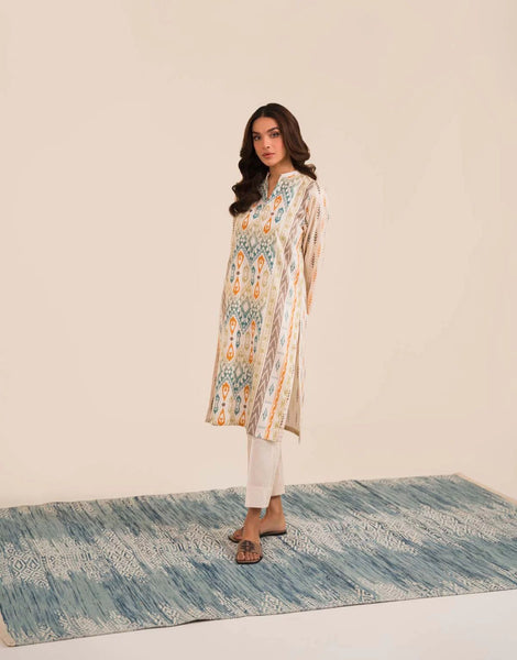 AZTEC COTTON SATIN DRESS BY SAHAR – The Zaibai
