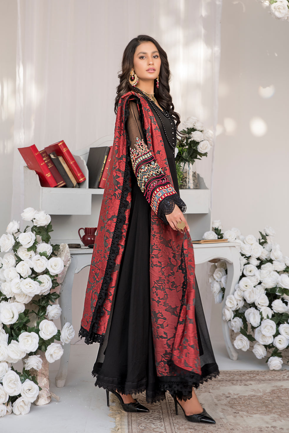 ALEEZAY FORMAL CHIFFON LONG FROCK 09 – The Zaibai