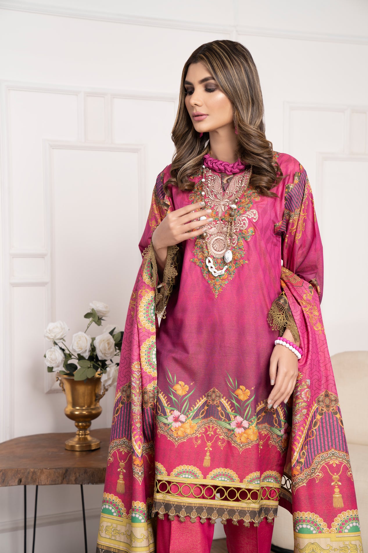 Winter Ready To Wear Khaddar Collection By Miski 05 – The Zaibai